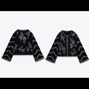 Zara | Jackets & Coats | Zara Limited Edition Embroidered Jacket | Poshmark